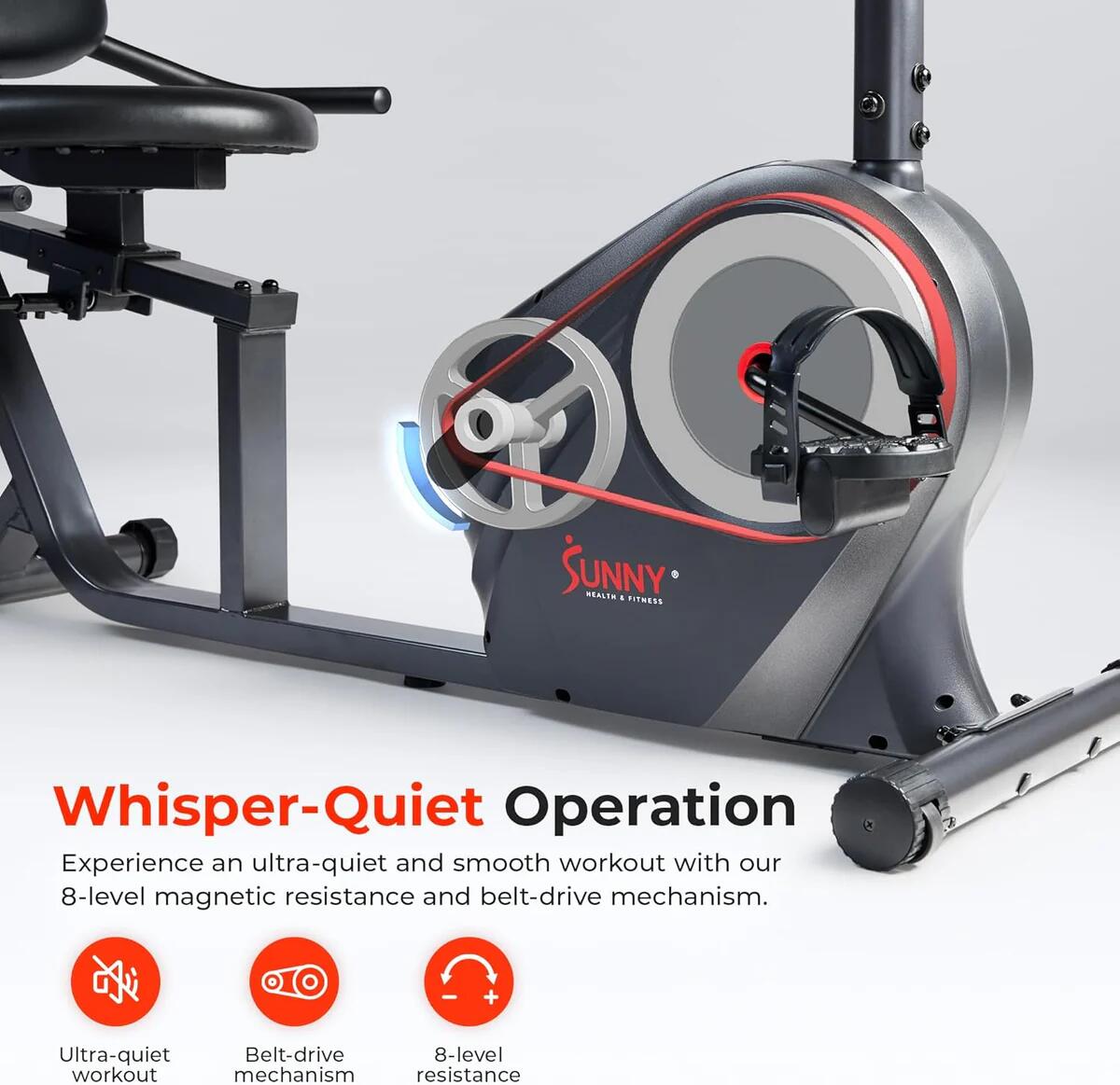 Magnetic Recumbent Exercise Bike | Decathlon