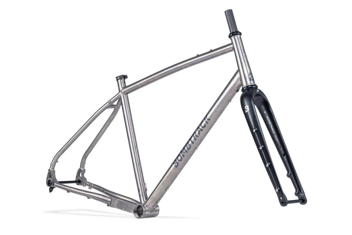 Bombtrack Beyond TI Frame + Vork Kit - Titanium / Zwart - L - 52cm ...