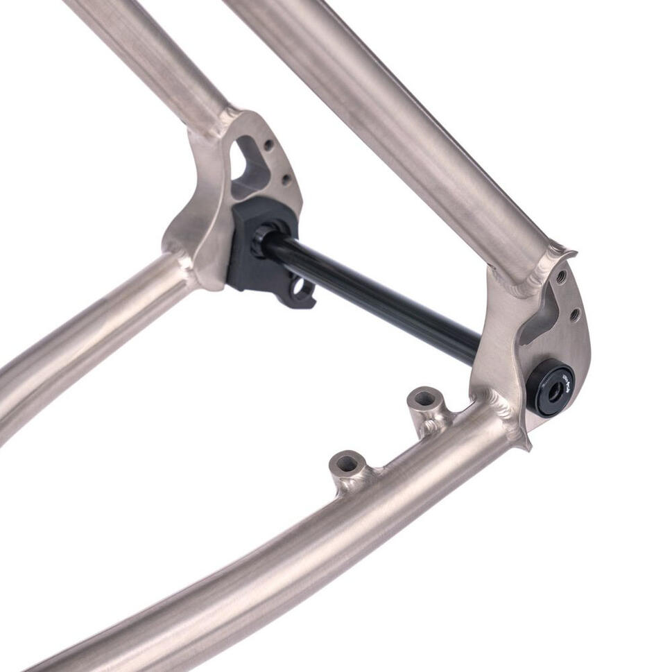 Bombtrack Hook Ext Ti Frame Fork Kit Titanium/zwart L - 57 | Decathlon