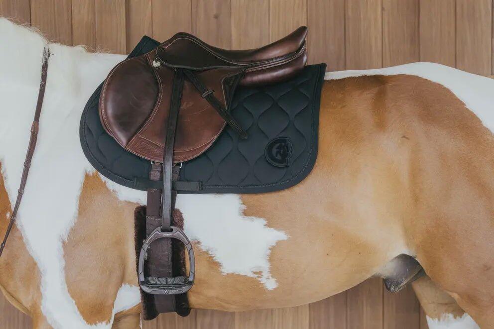 Saddle Pad wave 3D show jumping Pine green KENTUCKY HORSEWEAR | Decathlon