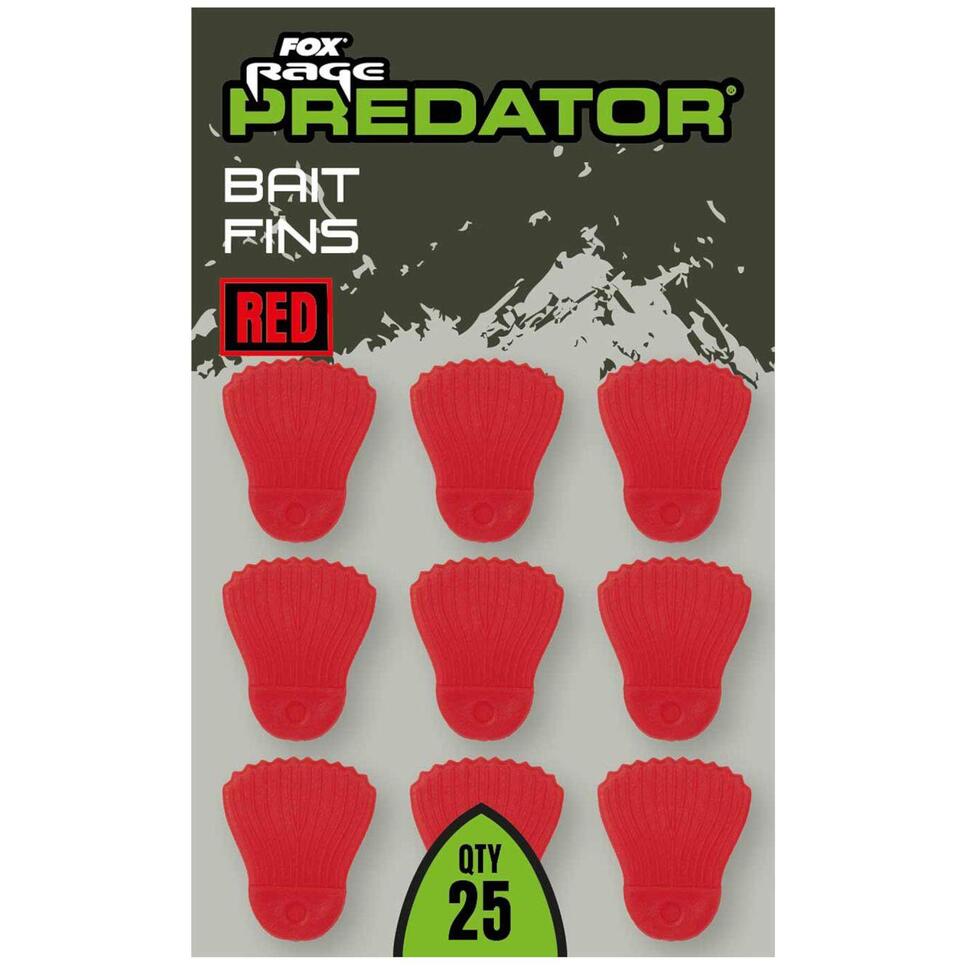 Fox Rage Predator Bait Fins Red - 25 Kunstflossen zum Deadbaiten | Decathlon