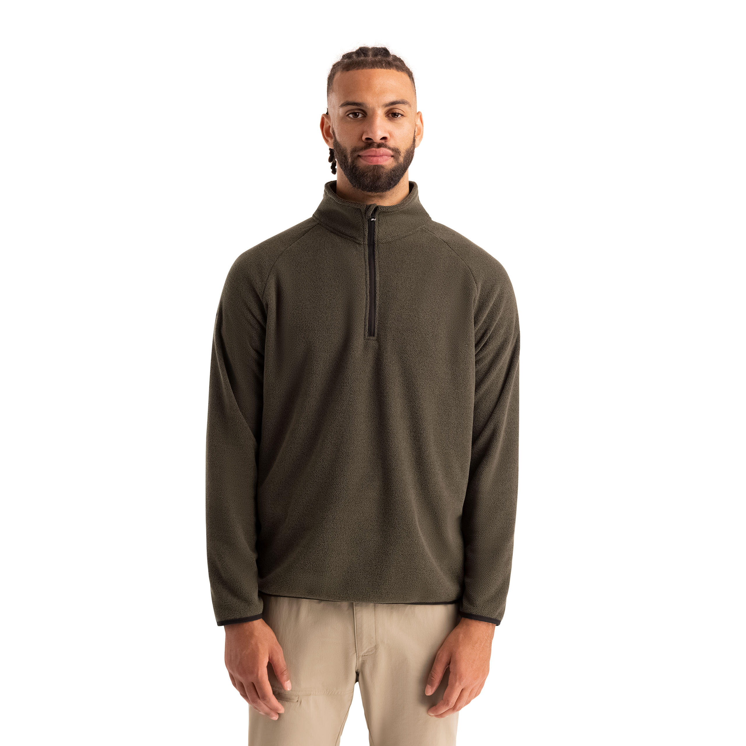 Mens Textured Fleece Brushed Back Fleece Top - Wetherill | Decathlon