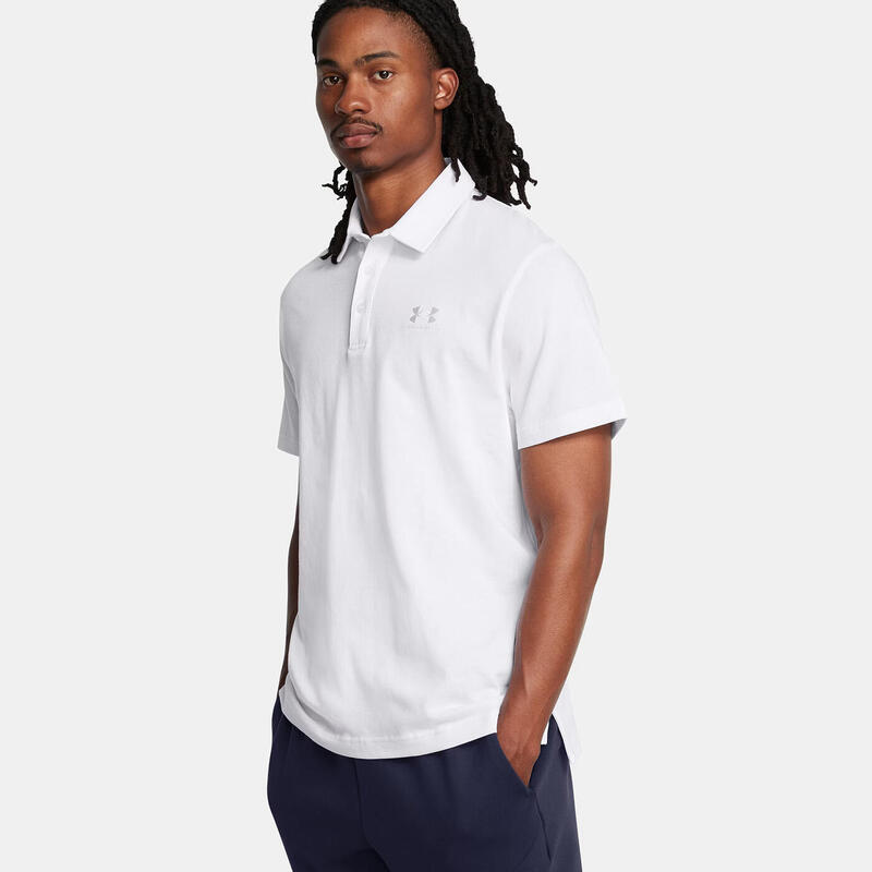 Polo UA Icon pour homme Under Armour Blanc UNDER ARMOUR | Decathlon