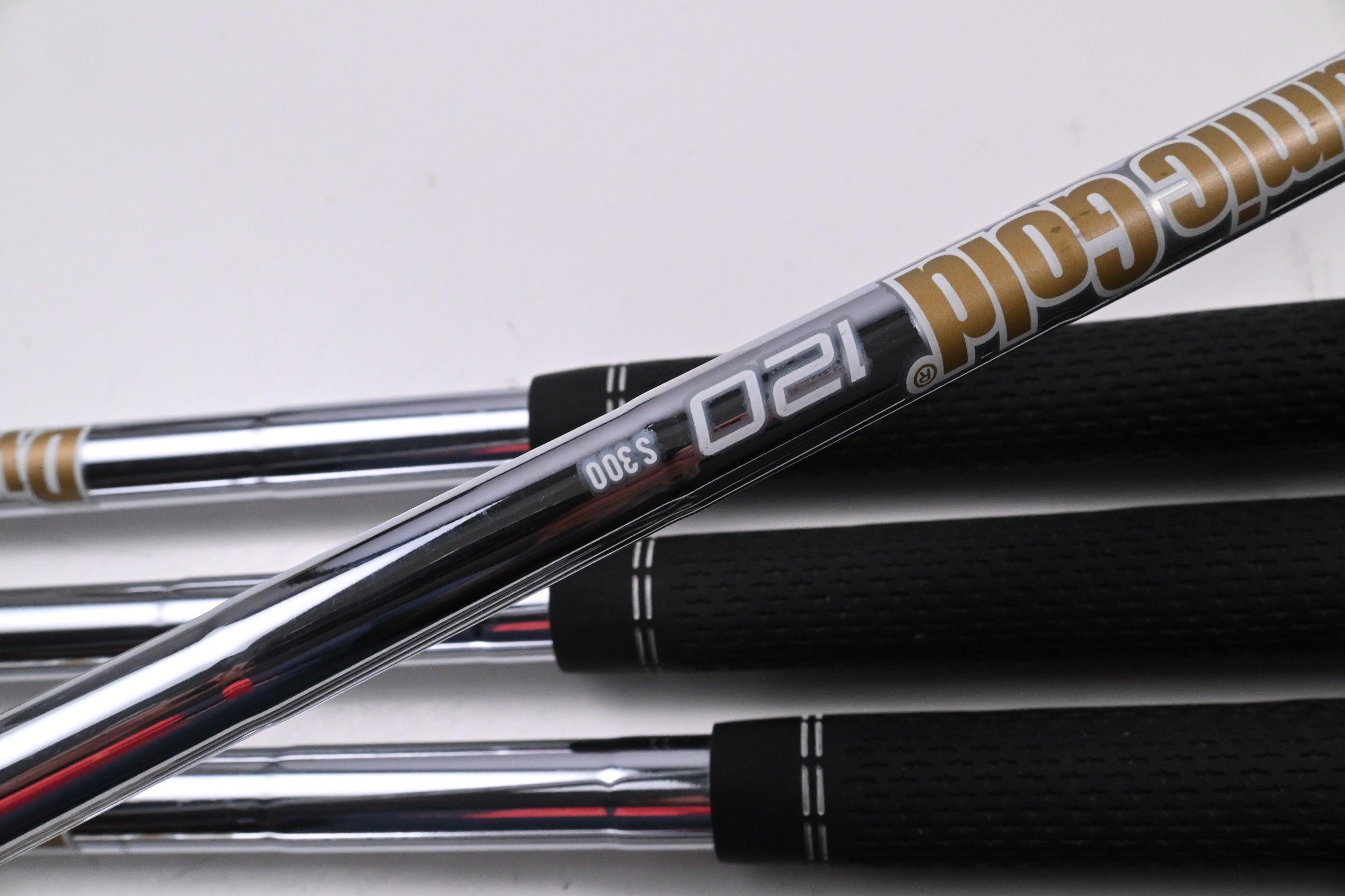 Ping Blueprint S Left-Hand Iron Set 4-PW, Blue Dot, Dynamic Gold 120 ...