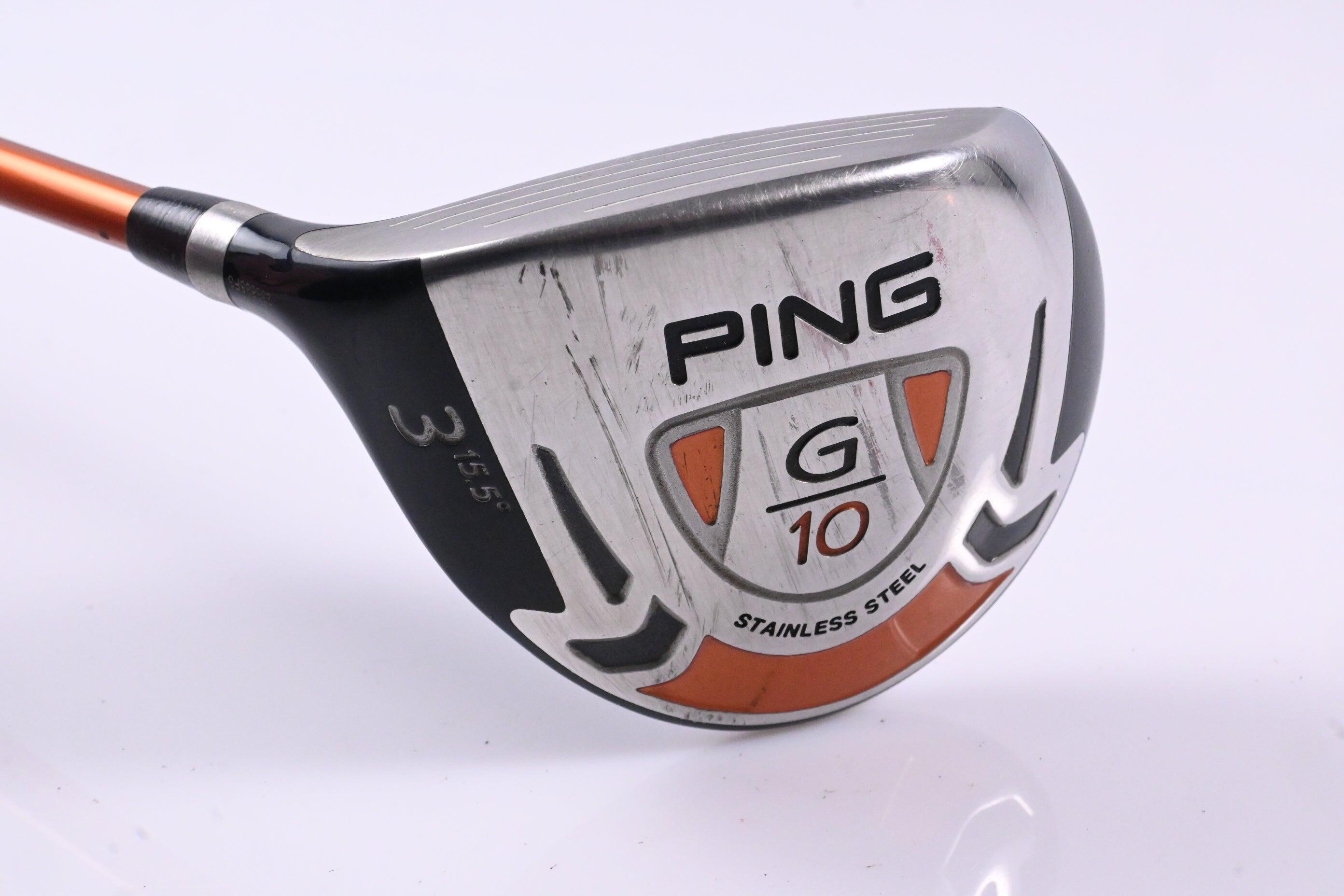 Ping G10 3-Wood Left-Hand 15.5° Regular Flex Ping TFC 129 F Pre-owned ...