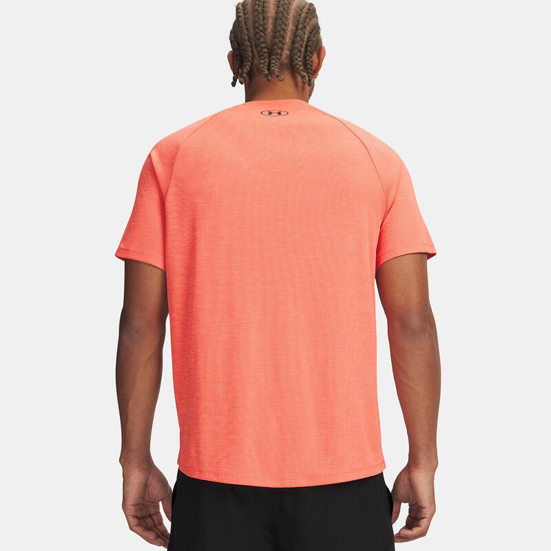 T-shirt UA Tech™ texturé pour homme Under Armour Rouge ardent UNDER ...