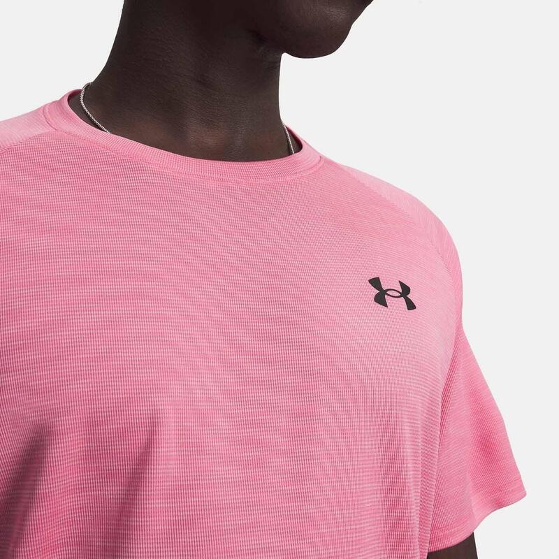 T-shirt UA Tech™ texturé pour homme Under Armour Rose prime UNDER ...