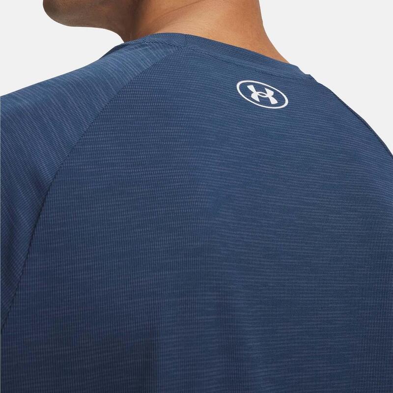 T-shirt UA Tech™ texturé pour homme Under Armour Bleu jean UNDER ARMOUR ...