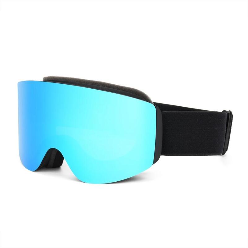 X2 Masque de ski/snowboard à lentille magnétique - Ice Blue - UV400 ...