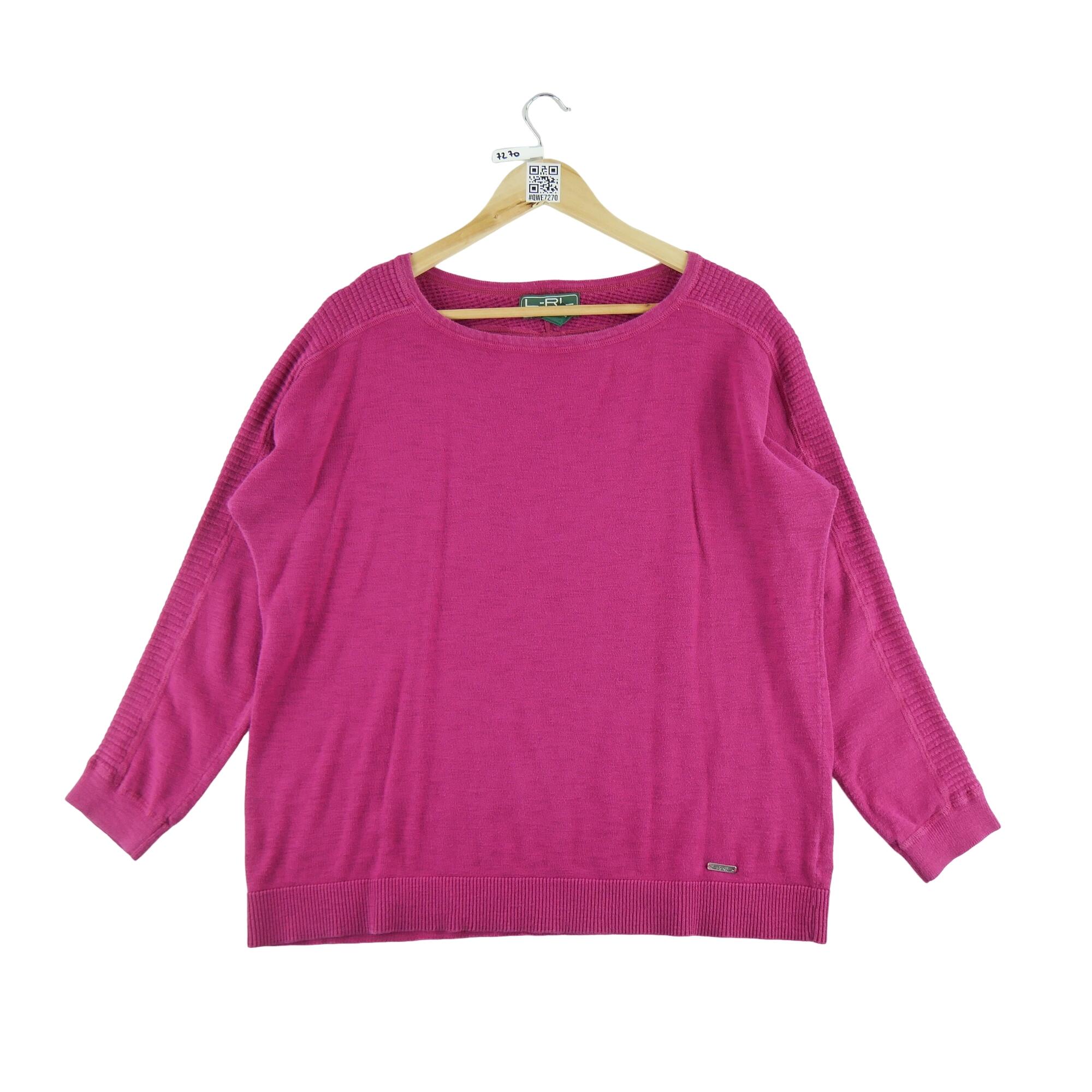 Seconda Mano - Maglione rosa da donna - Stato eccellente RALPH LAUREN ...