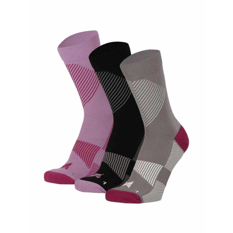 Chaussettes de compression pour la course, lot de 6, multicolores ...