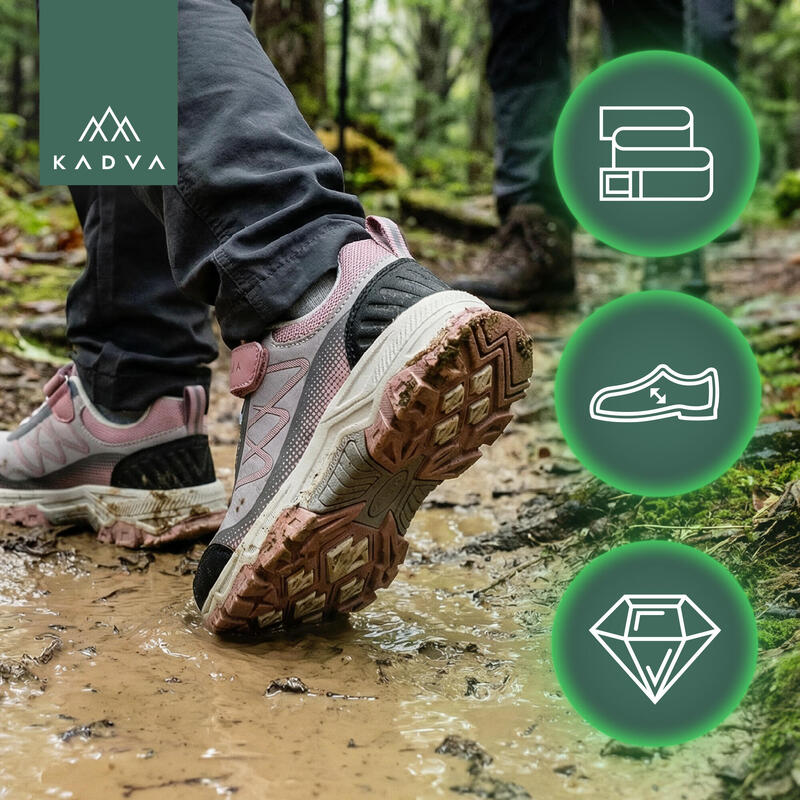 Kadva Rocky Trail Low vízálló softshell gyerek túracipő KADVA - Decathlon