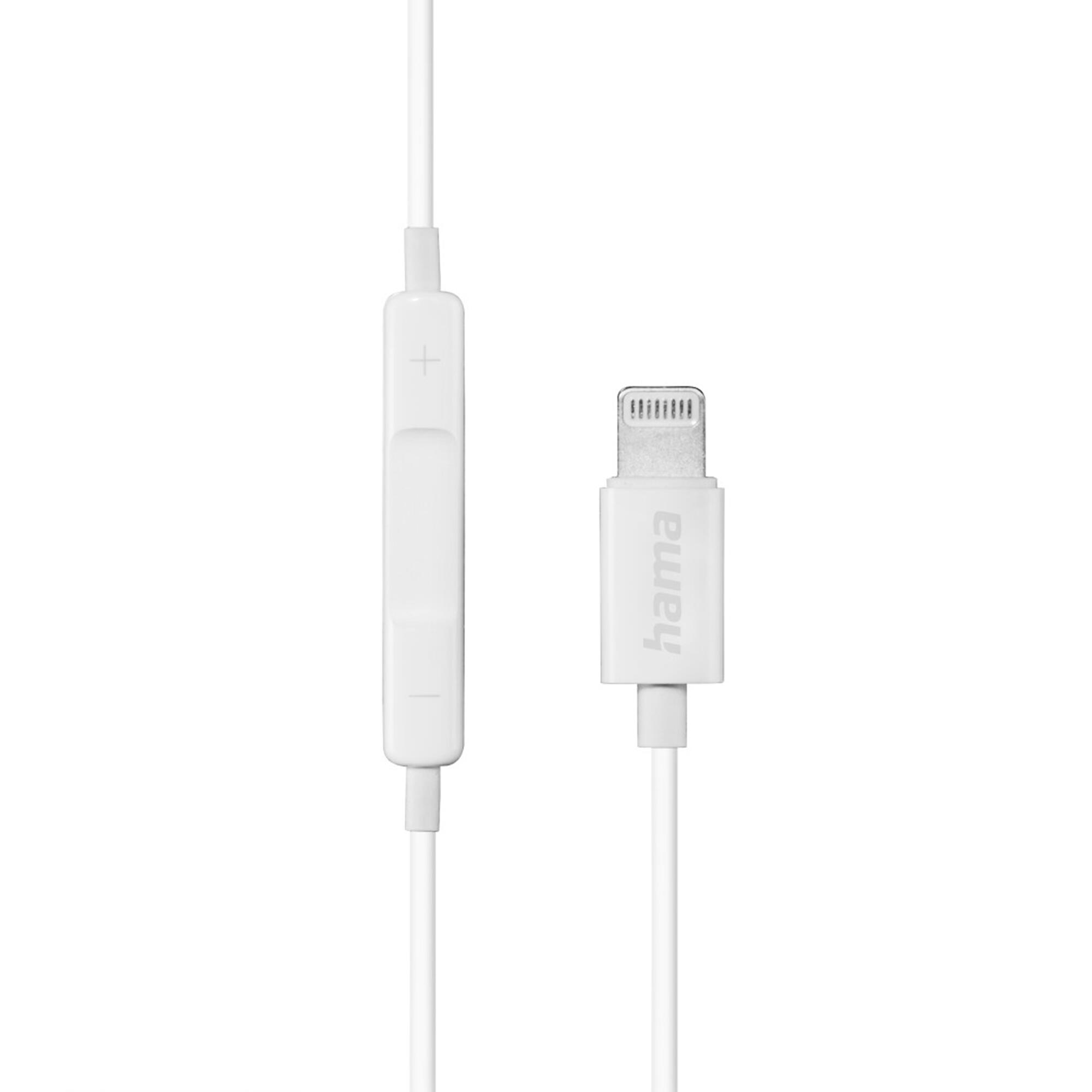 HAMA Kopfhörer Glow II Earbuds, Lightning, Weiß | Decathlon