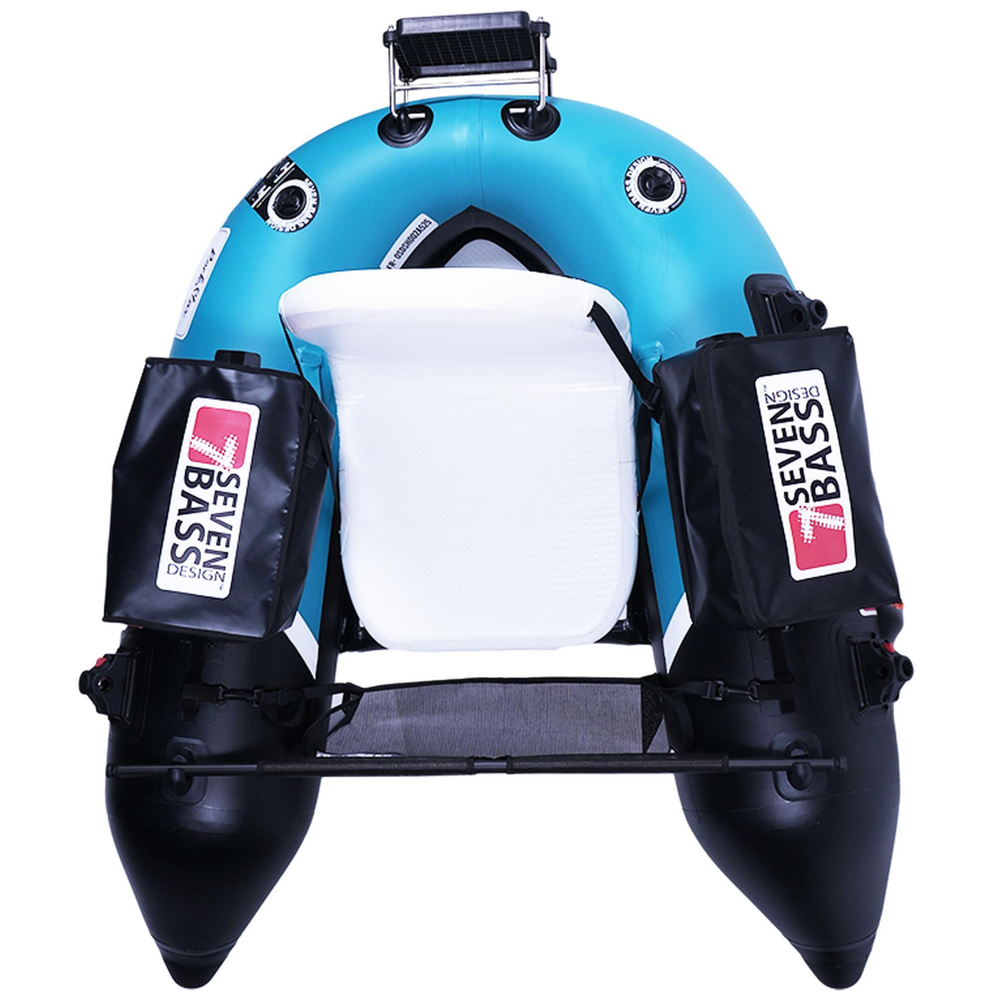 Float tube Seven Bass ROCKSTAR - BLACK WHITE SEAFOAM SEVEN BASS | Decathlon