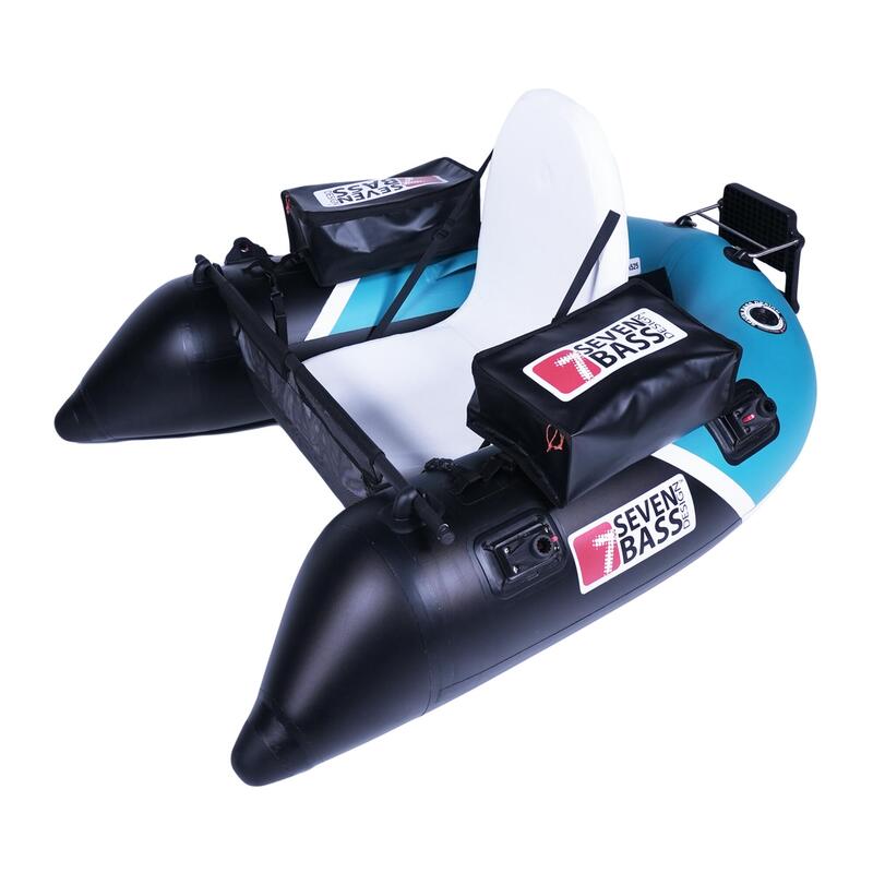 Float tube Seven Bass ROCKSTAR - BLACK WHITE SEAFOAM SEVEN BASS | Decathlon
