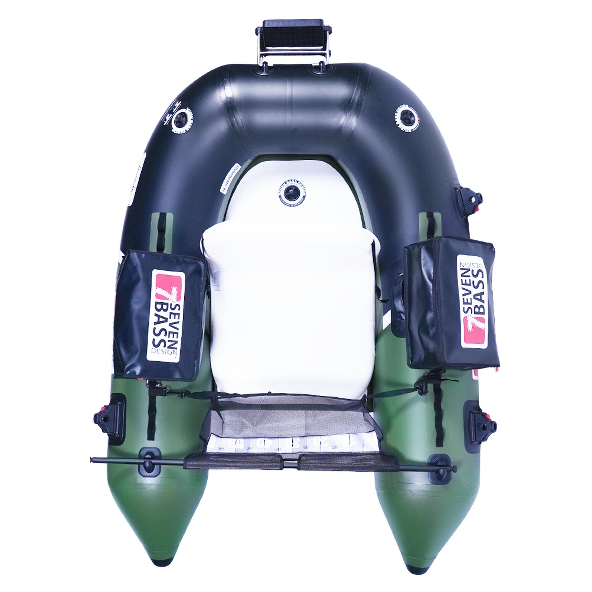 Float tube Seven Bass ARMADA - KAKI WHITE BLACK SEVEN BASS | Decathlon