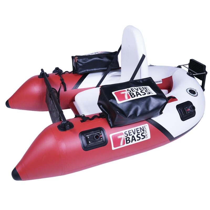 Float tube Seven Bass BRIGAD - RED BLACK WHITE SEVEN BASS | Decathlon
