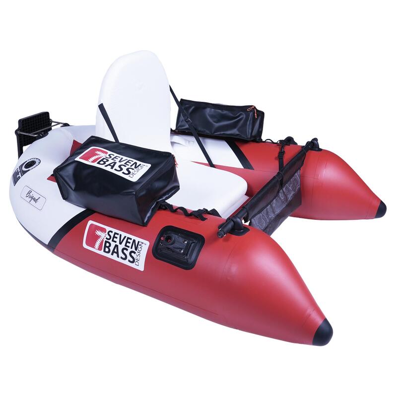 Float tube Seven Bass BRIGAD - RED BLACK WHITE SEVEN BASS | Decathlon