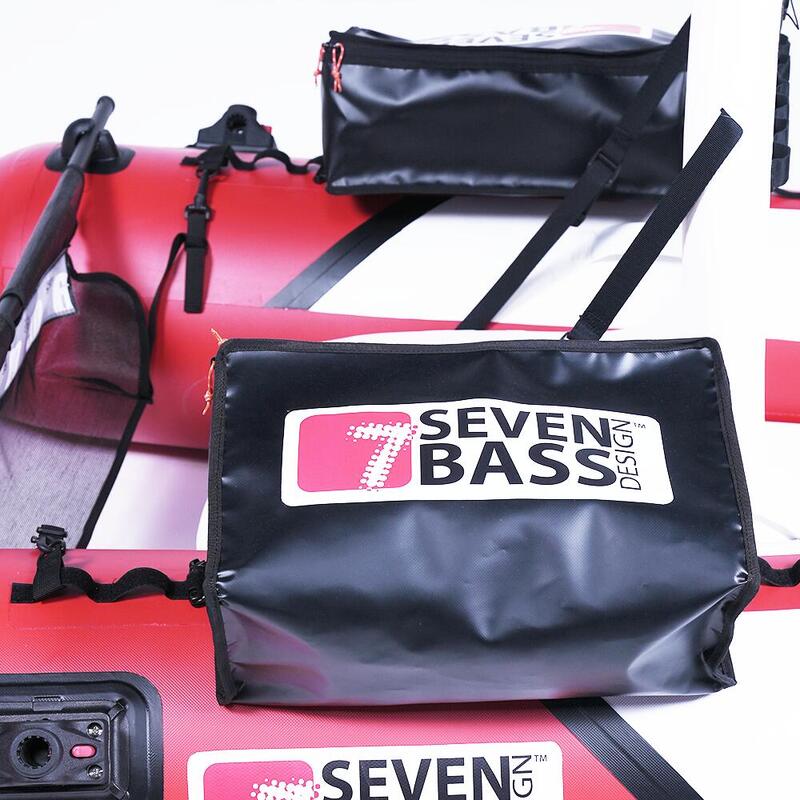 Float tube Seven Bass BRIGAD - RED BLACK WHITE SEVEN BASS | Decathlon