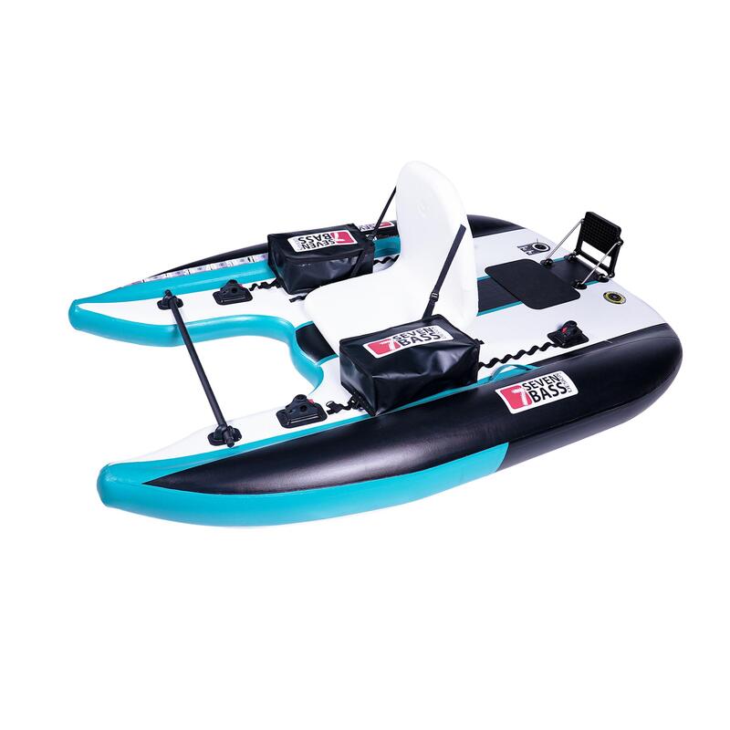 Float tube Seven Bass FLATFORM XL - BLACK SEAFOAM SEVEN BASS | Decathlon