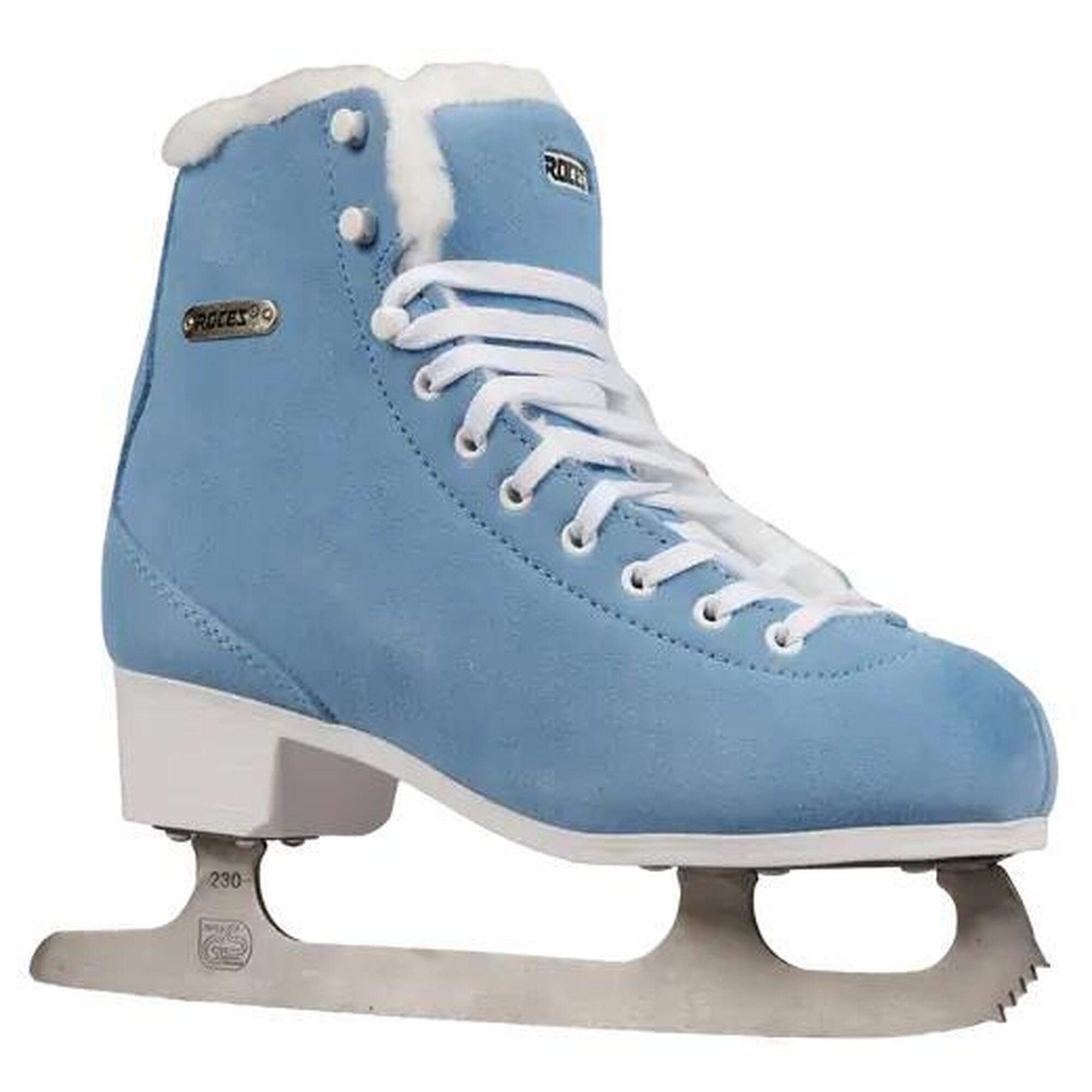 ROCES - Roces Suede Eco-Fur Patine Patinaj Artistic - Suede Blue - 40 ...
