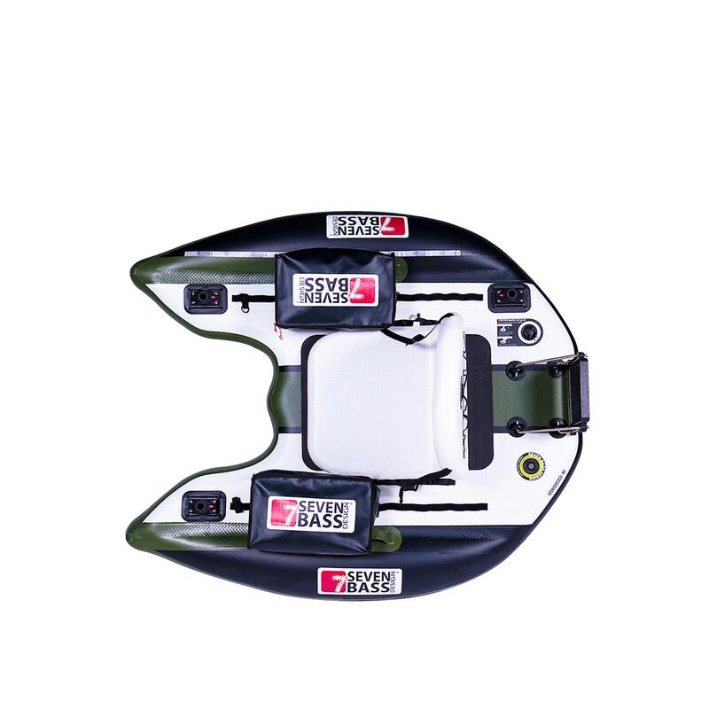 Float tube Seven Bass FLATFORM JUNIOR - BLACK KAKI SEVEN BASS | Decathlon