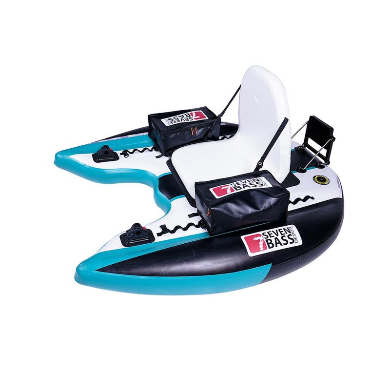 Float tube Seven Bass FLATFORM JUNIOR - BLACK SEAFOAM SEVEN BASS ...