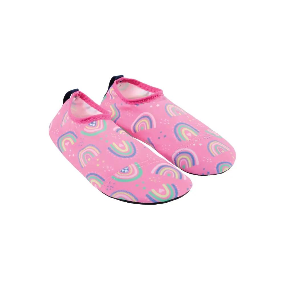 Zoggs Rainbow Magenta Kids Anti-Slip Pool Socks - Pink | Decathlon