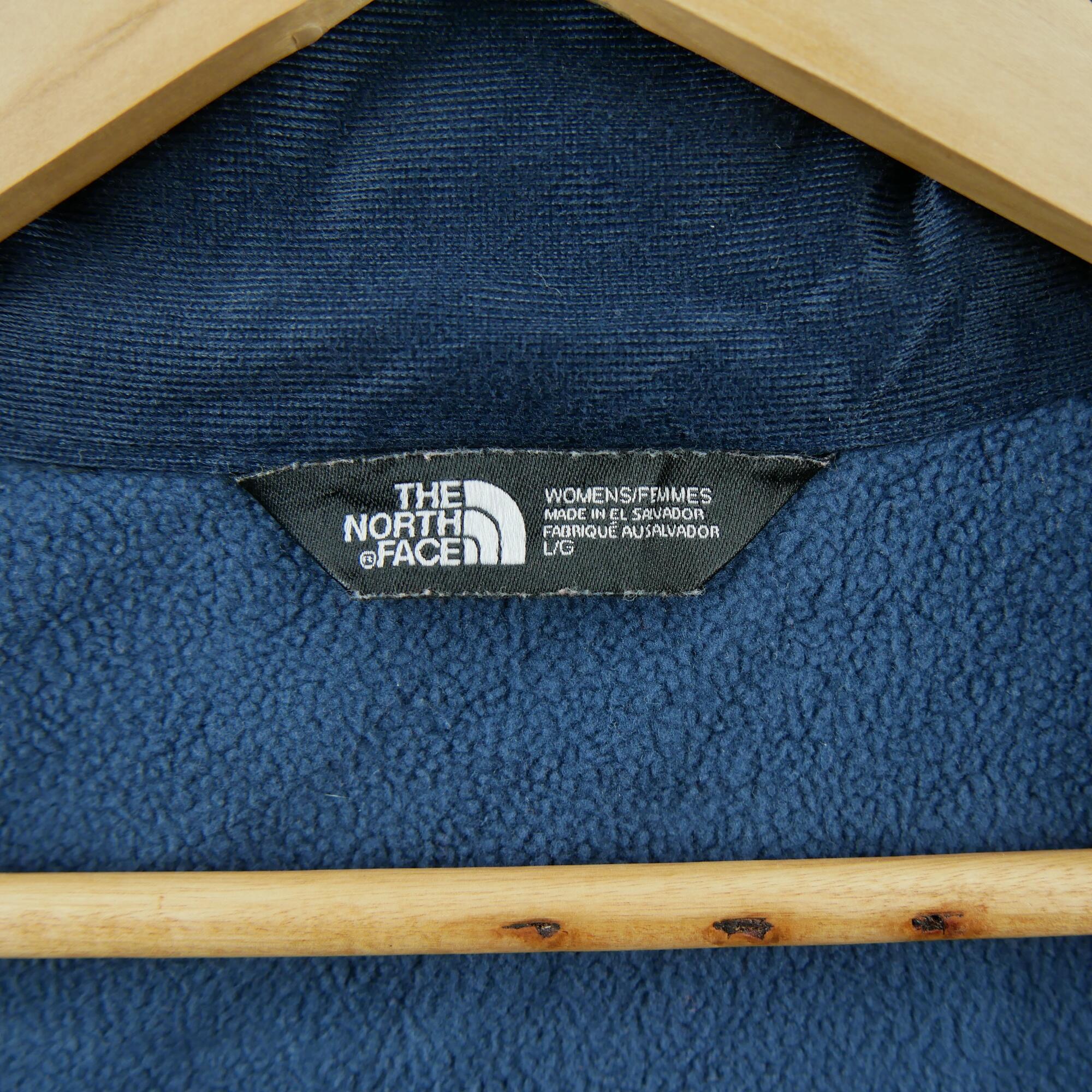 Seconda Mano - Giacca in pile blu navy da donna - Stato eccellente THE ...