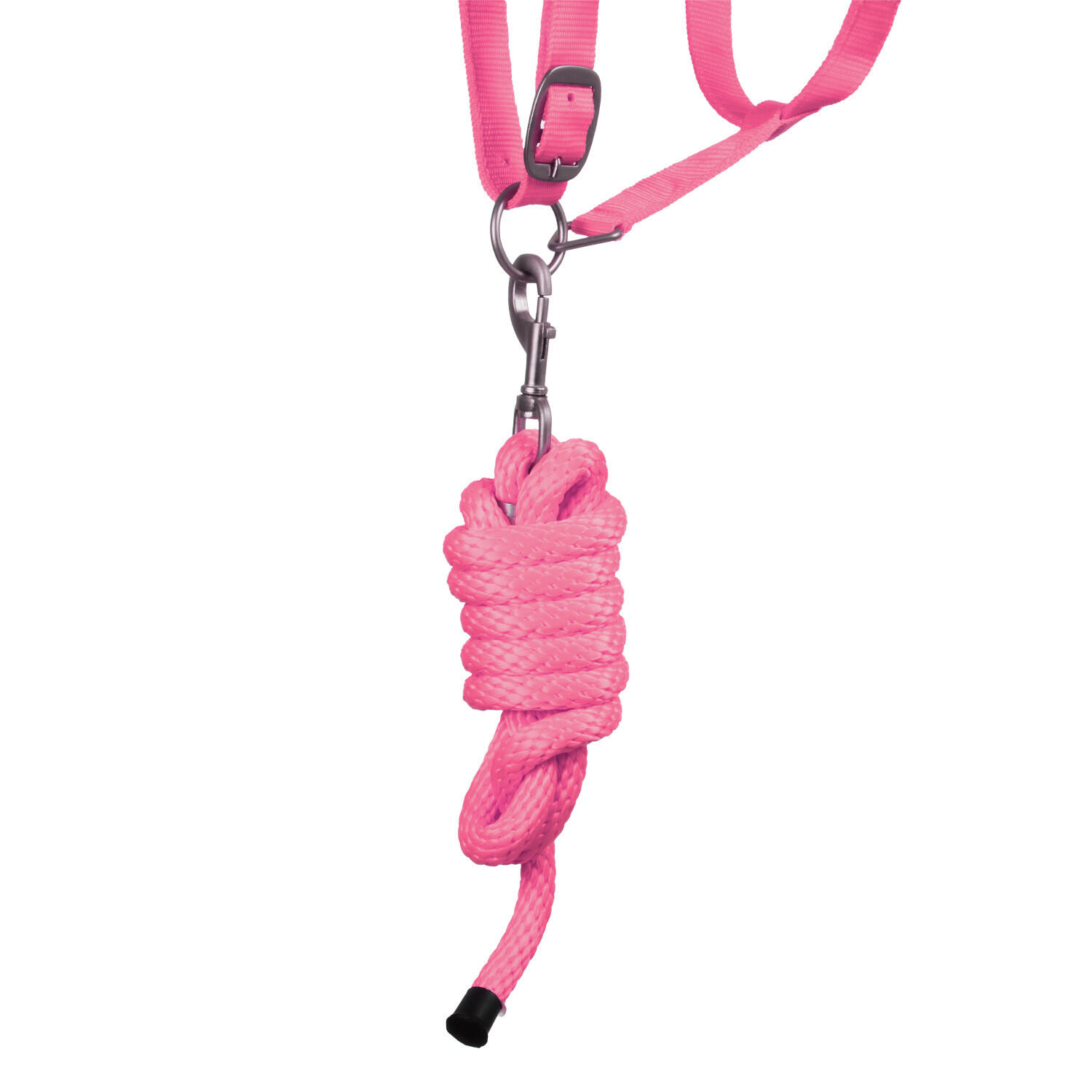 Reflecterende nylon halster en longe voor paarden Supreme | Decathlon