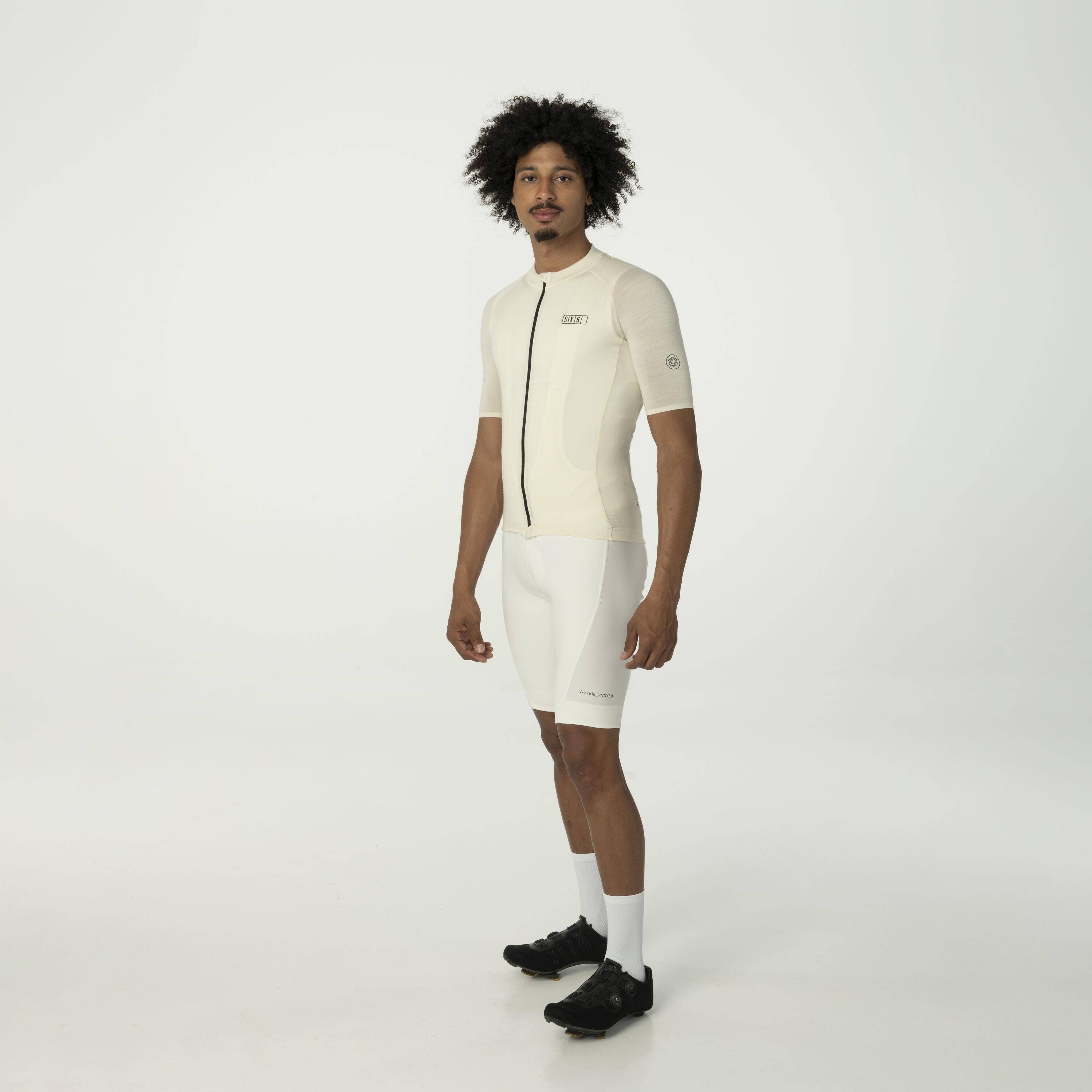 Undyed Merino Fietsshirt SIX6 Heren | Decathlon