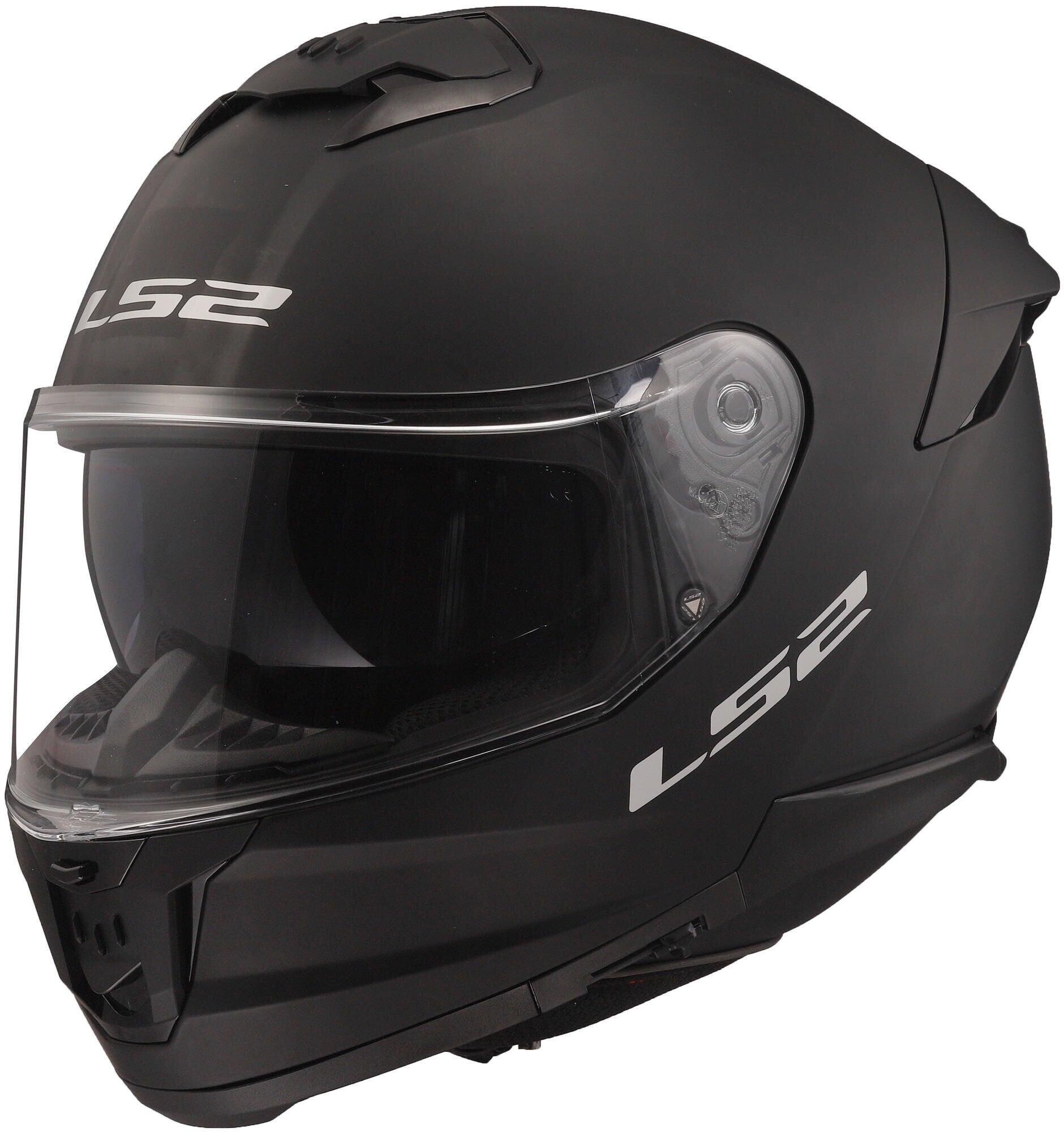 LS2 FF808 Stream II Solid Integralhelm XXL Matt Schwarz | Decathlon