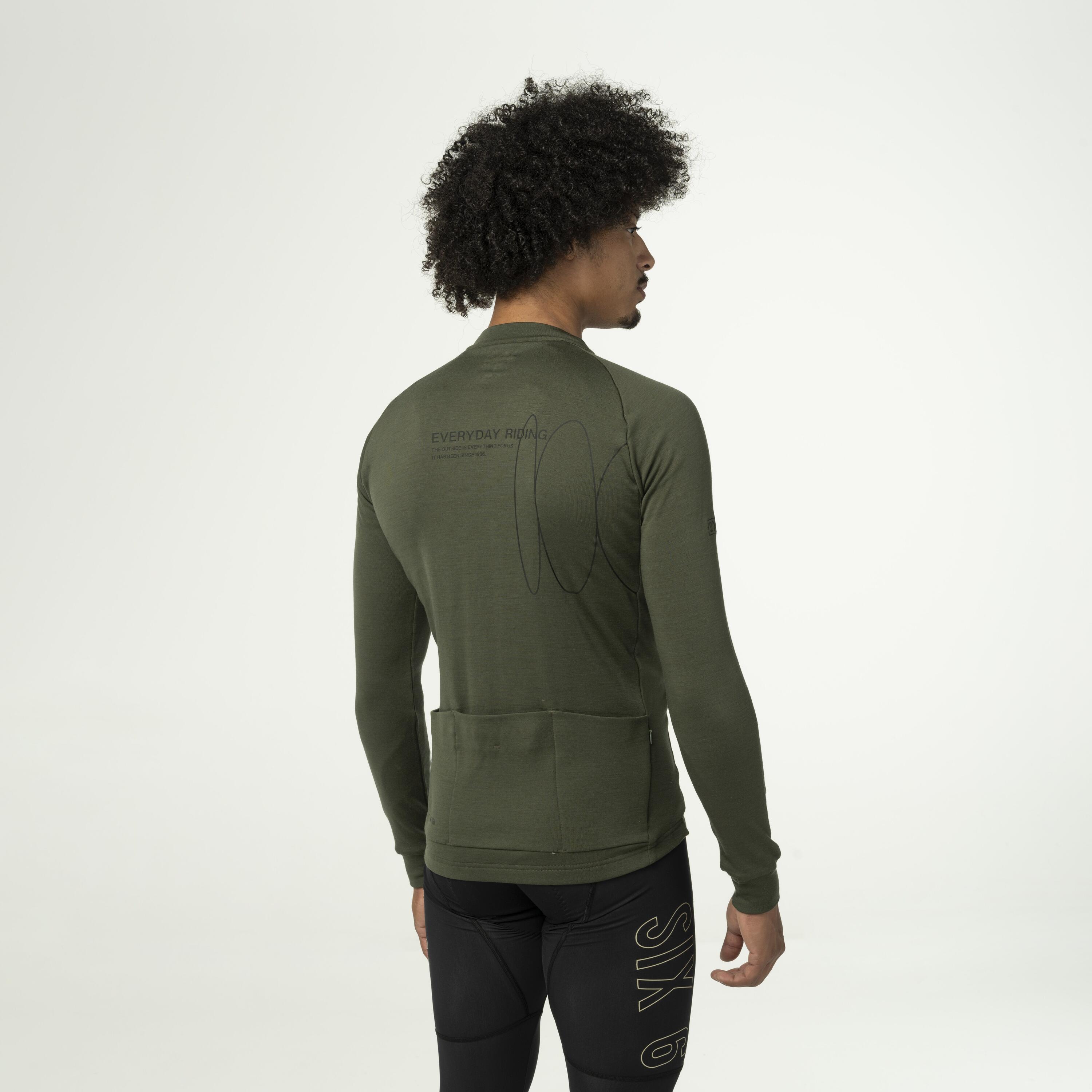 Merino Trikot Langarm SIX6 Herren | Decathlon