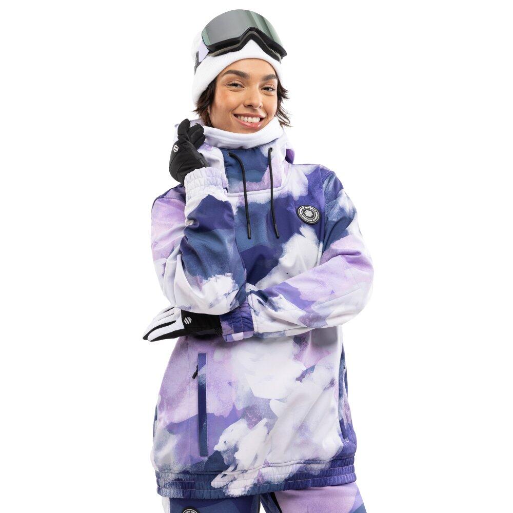Women Winter sports 's snowboard jacket W1-W Kumo Purple SIROKO | Decathlon