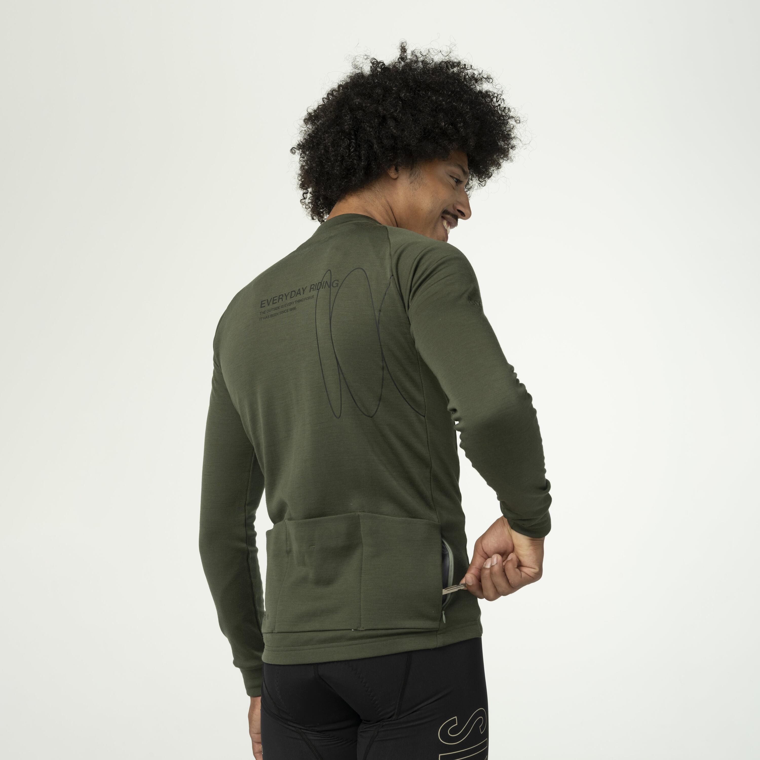 Merino Trikot Langarm SIX6 Herren | Decathlon