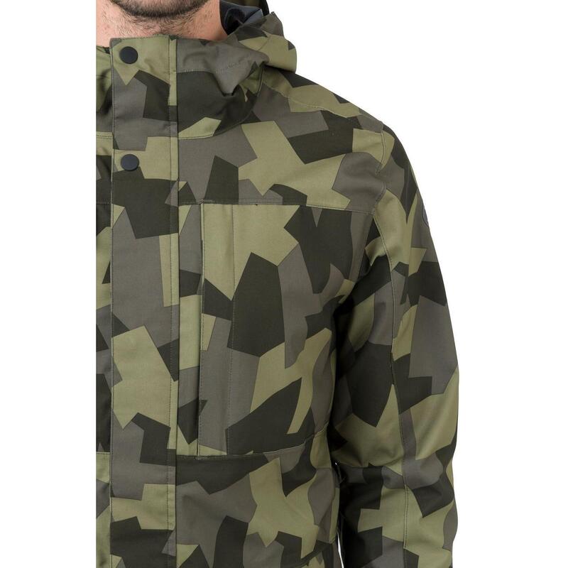 Pocket Rain Jacket Men Light Blue AGU - Decathlon