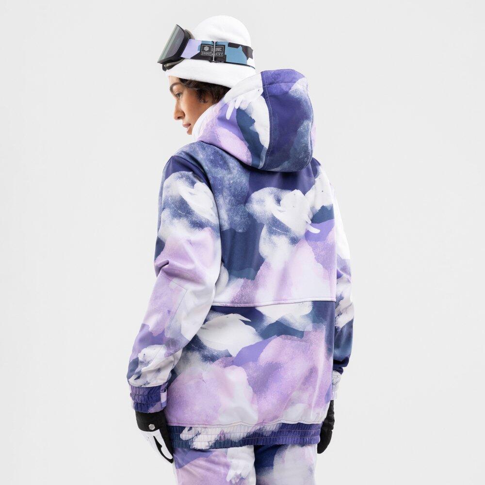 Women Winter sports 's snowboard jacket W1-W Kumo Purple SIROKO | Decathlon
