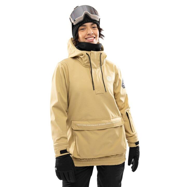 Women Winter sports Női snowboard kabát W3-W Kamui Bézs SIROKO - Decathlon