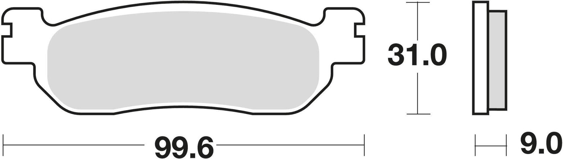 Trw remblokken mcb 699 brake pad mcb 699 organic standard | Decathlon