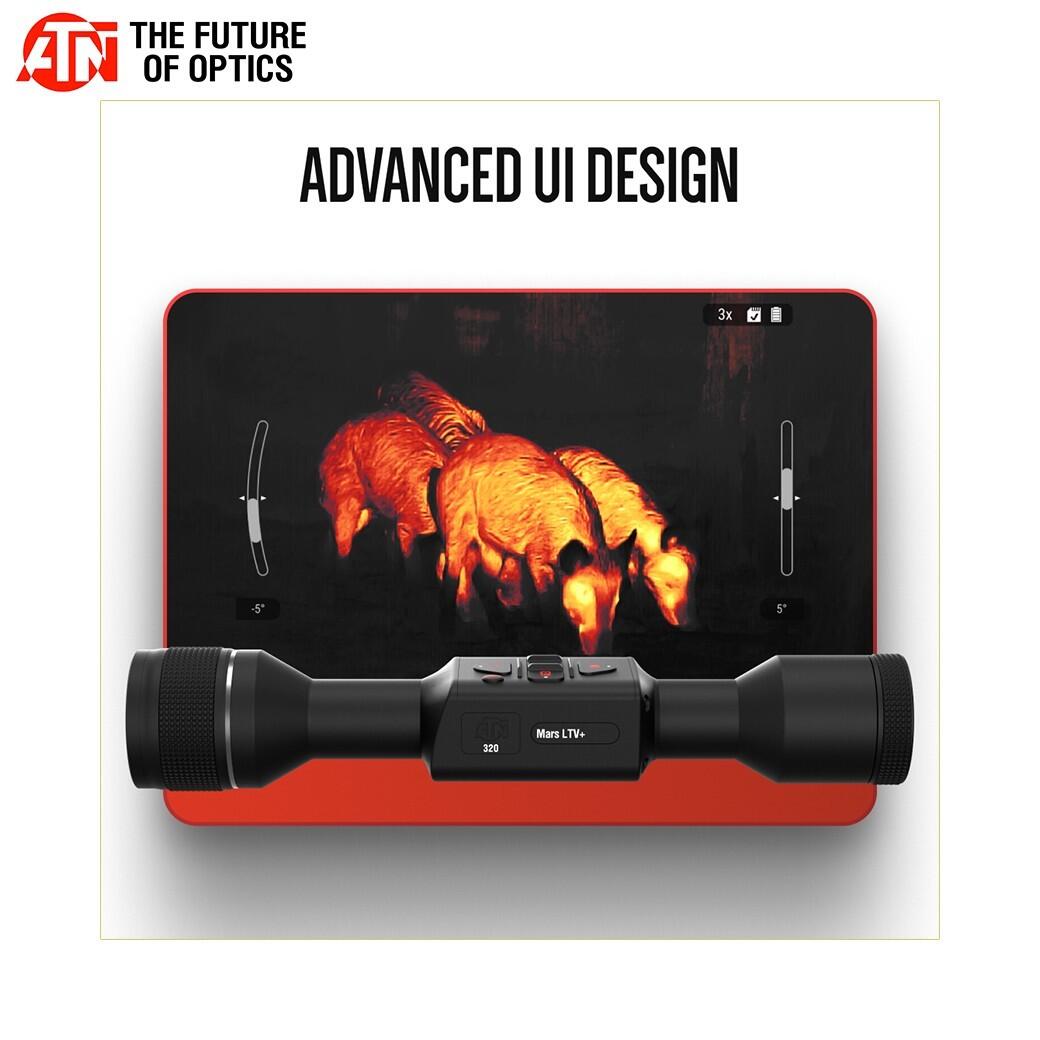 Thermal Rifle Scope ATN Mars LTV+ 4-12x 50mm OLED 640x480 12 µm | Decathlon