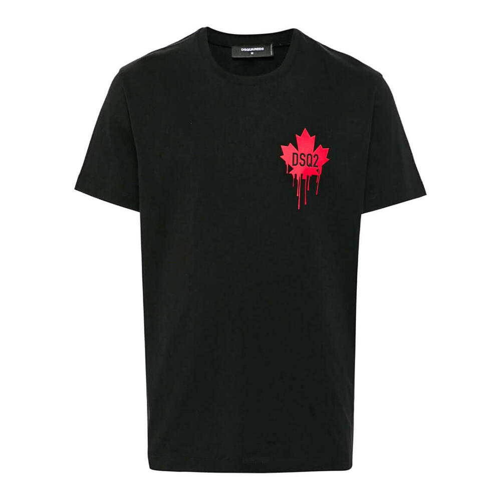 Mens Training T-Shirt Iconic Style Small Dripping Maple Leaf Logo ...