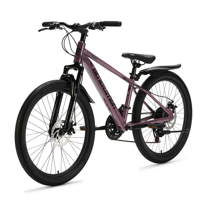 Generation GT100 24 pouces Violet – Vélo enfant avec garde-boue – VTT ...