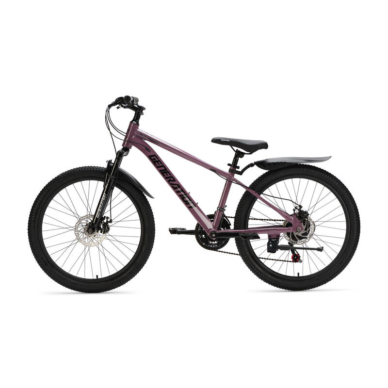 Generation GT100 24 pouces Violet – Vélo enfant avec garde-boue – VTT ...