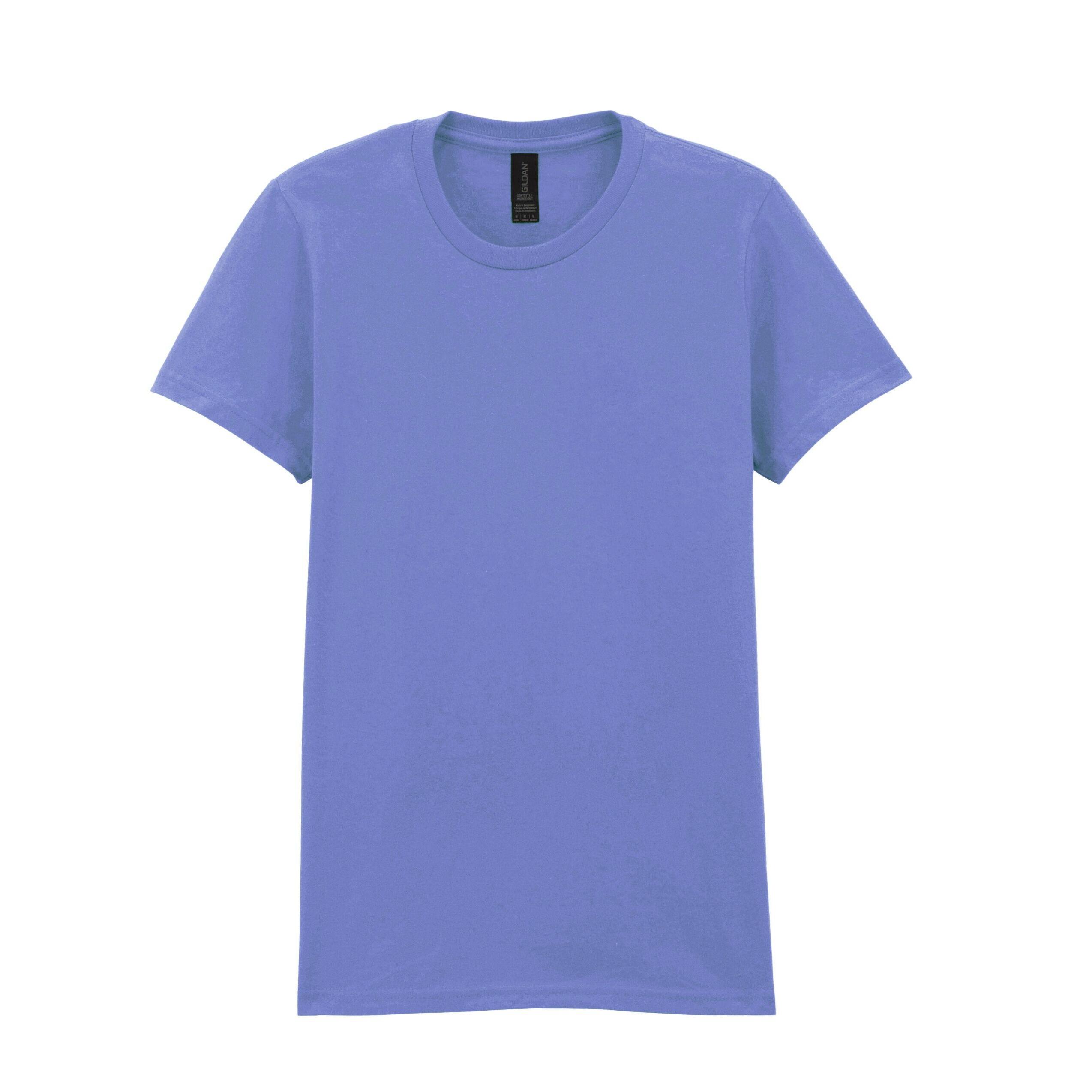 Womens/Ladies Softstyle Plain Midweight TShirt (Royal Blue) | Decathlon