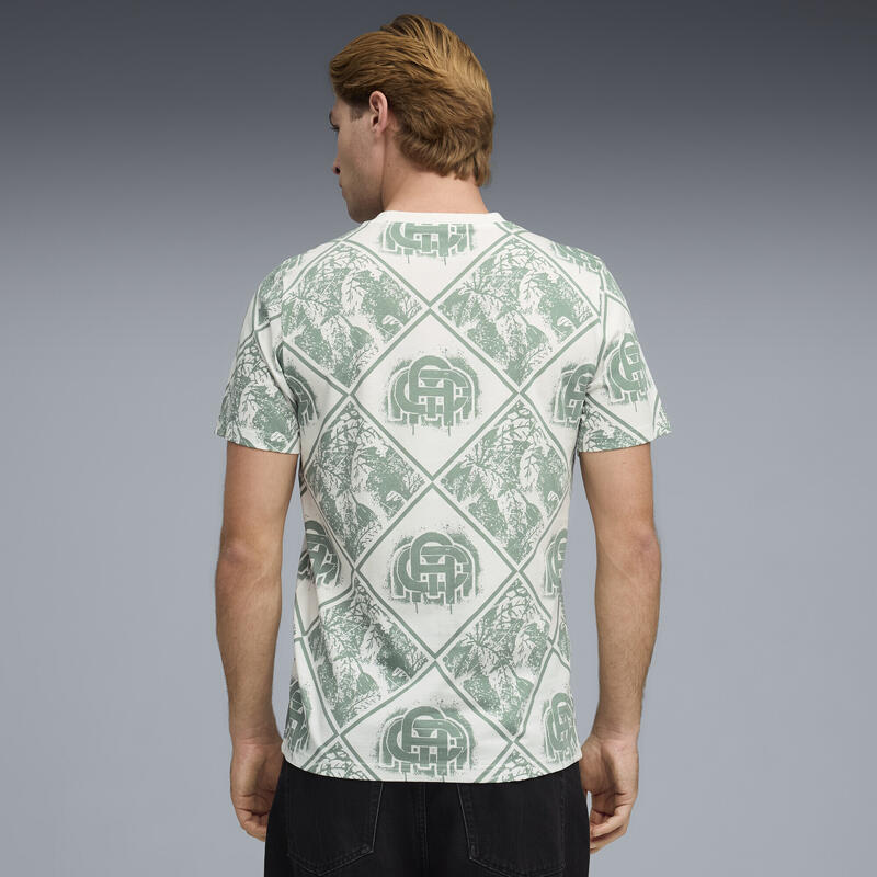 PUMA - Tricou bărbați imprimeu Ftblculture, alb PUMA | Decathlon