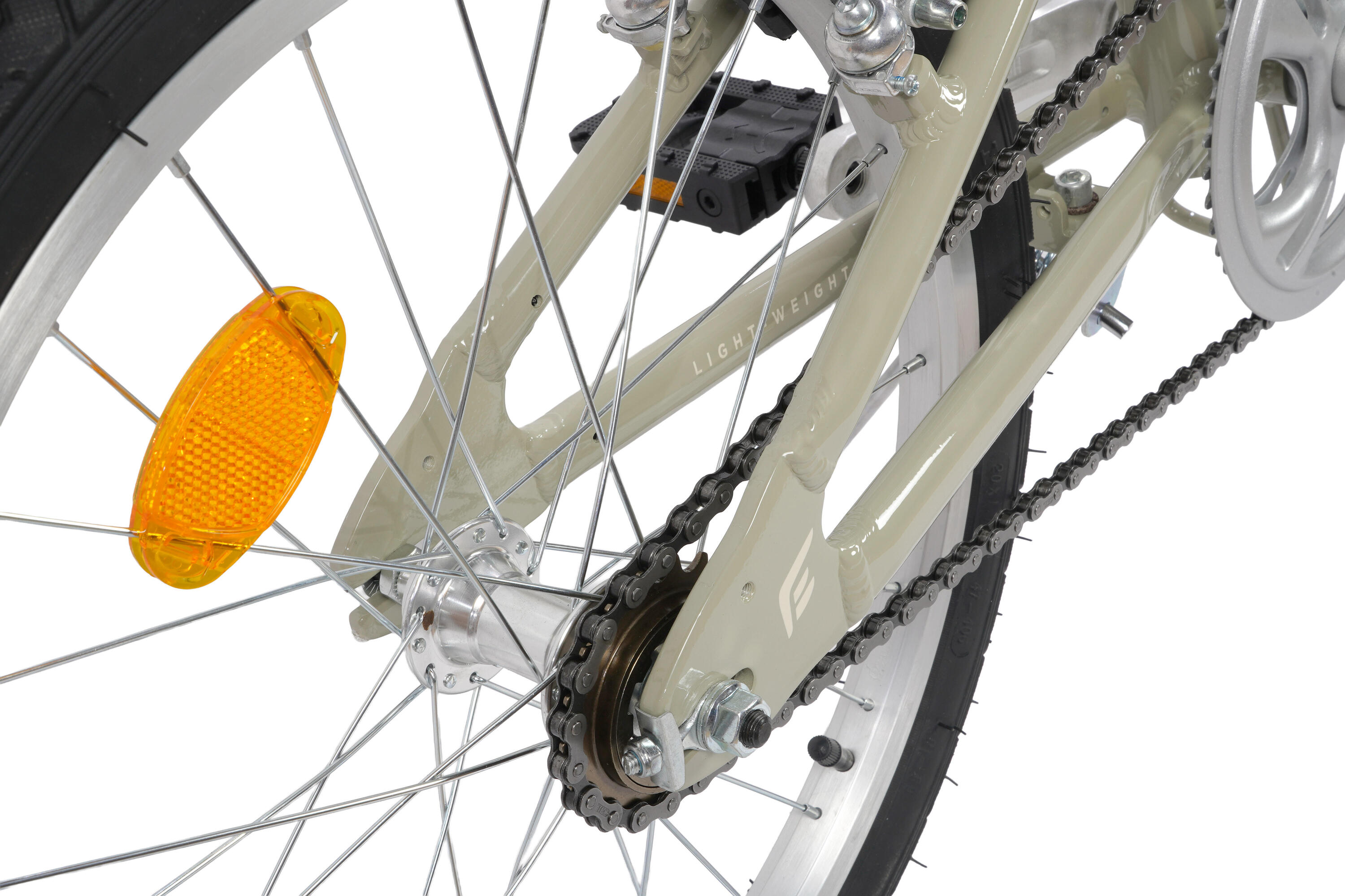 Folding - Vélo pliant Aluminium 20" Beige FABRICBIKE | Decathlon