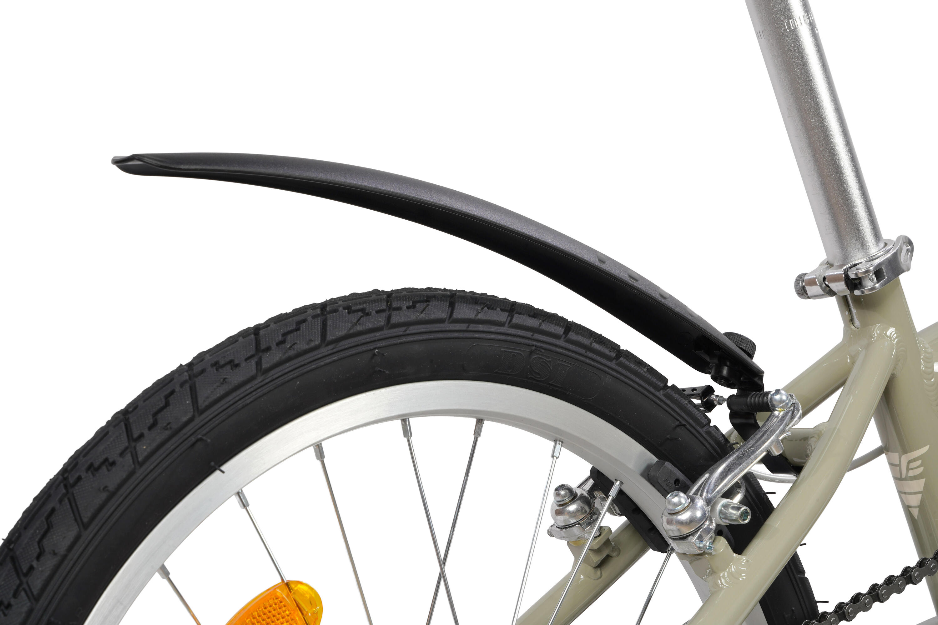 Folding - Vélo pliant Aluminium 20" Beige FABRICBIKE | Decathlon