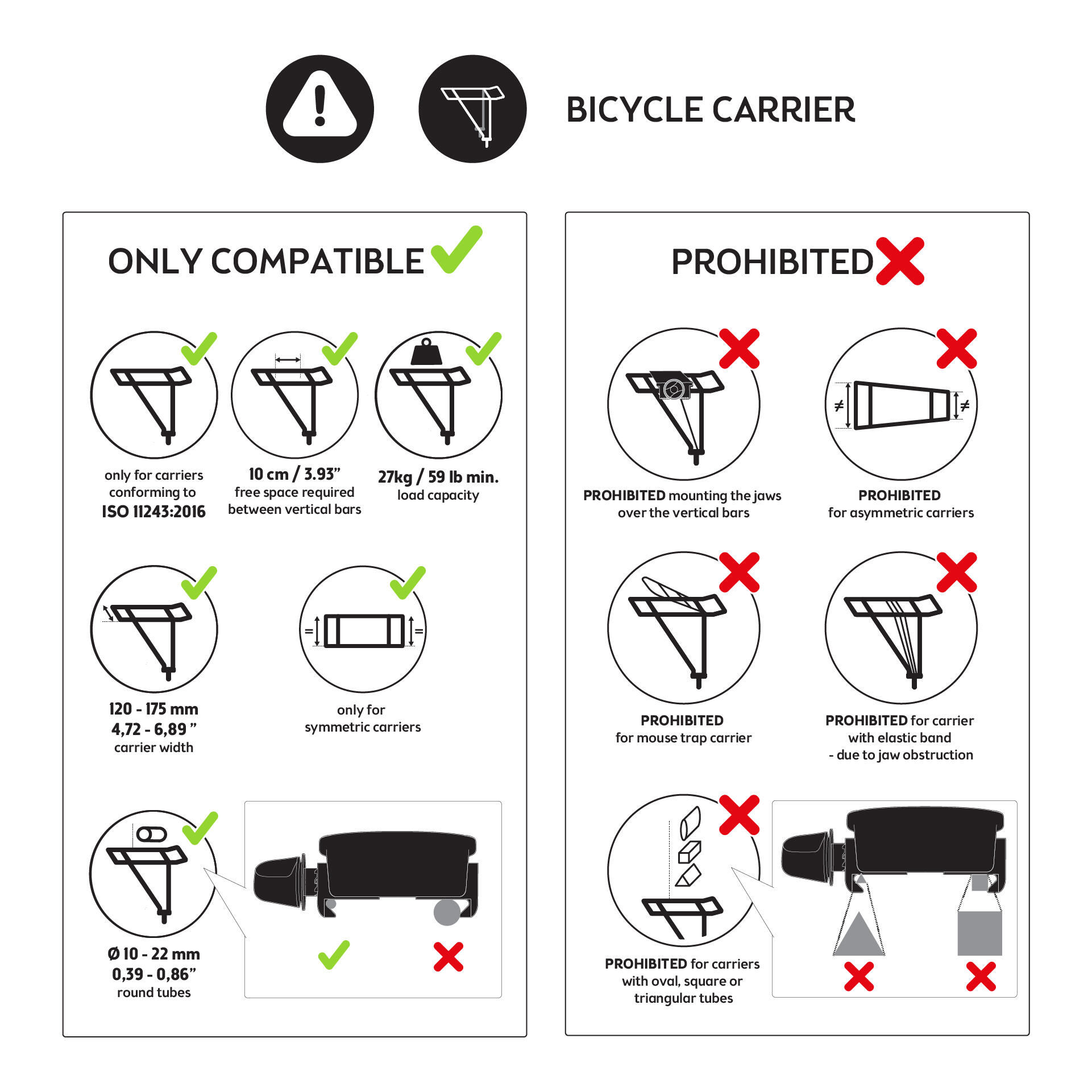 Bobike Evolve Maxi Child Rear Bike Seat — Double‑Wall Shell, 5‑Point ...