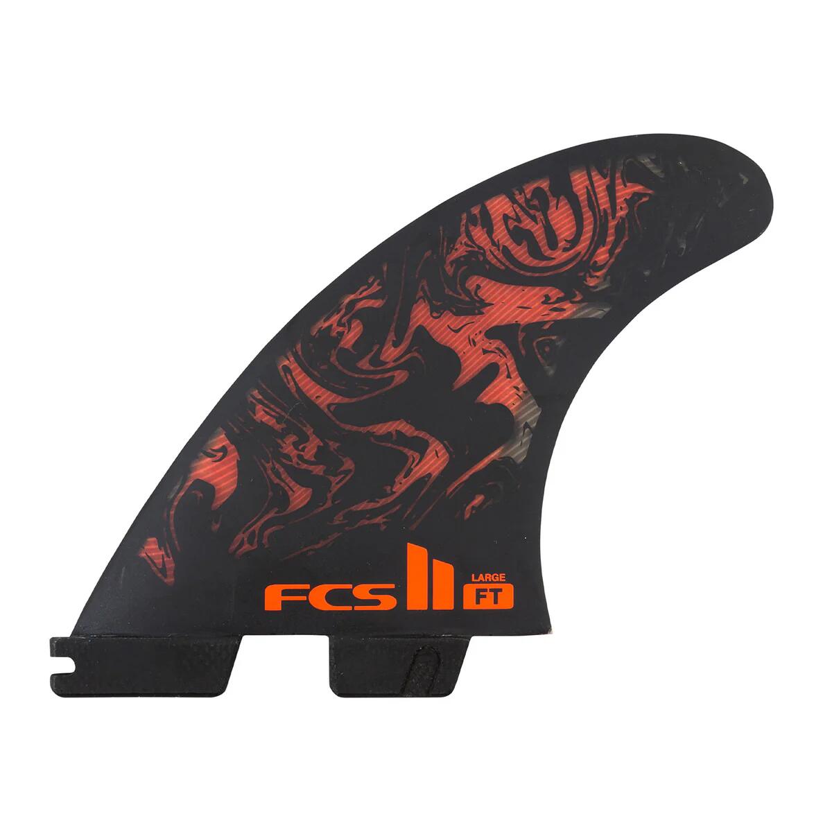Dérives surf - Filipe Toledo PC - Black/Red - Large - FCS | Decathlon