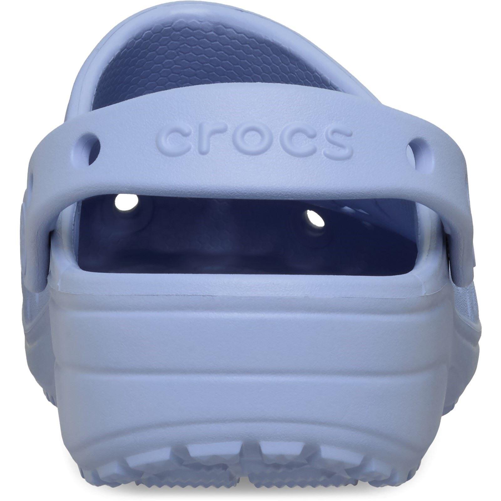 Crocs Classic Floral Cut Out Thermoplastic Women's Blue Haze Clogs ...